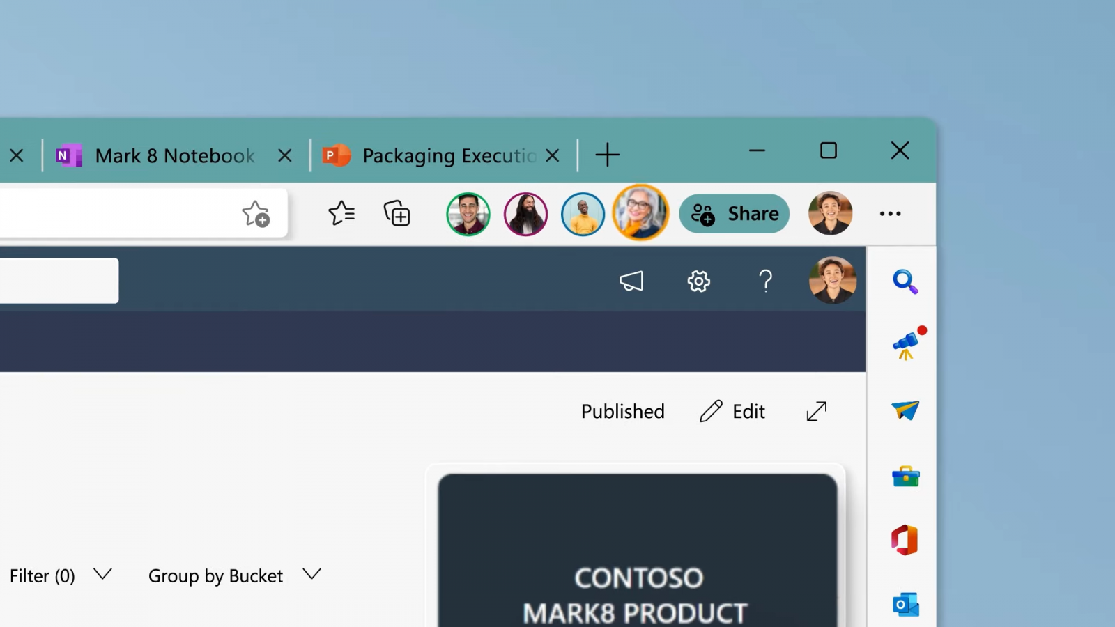 微軟更新Microsoft Edge，Edge Workspaces可供團隊透過分頁分享工作進度 | iThome